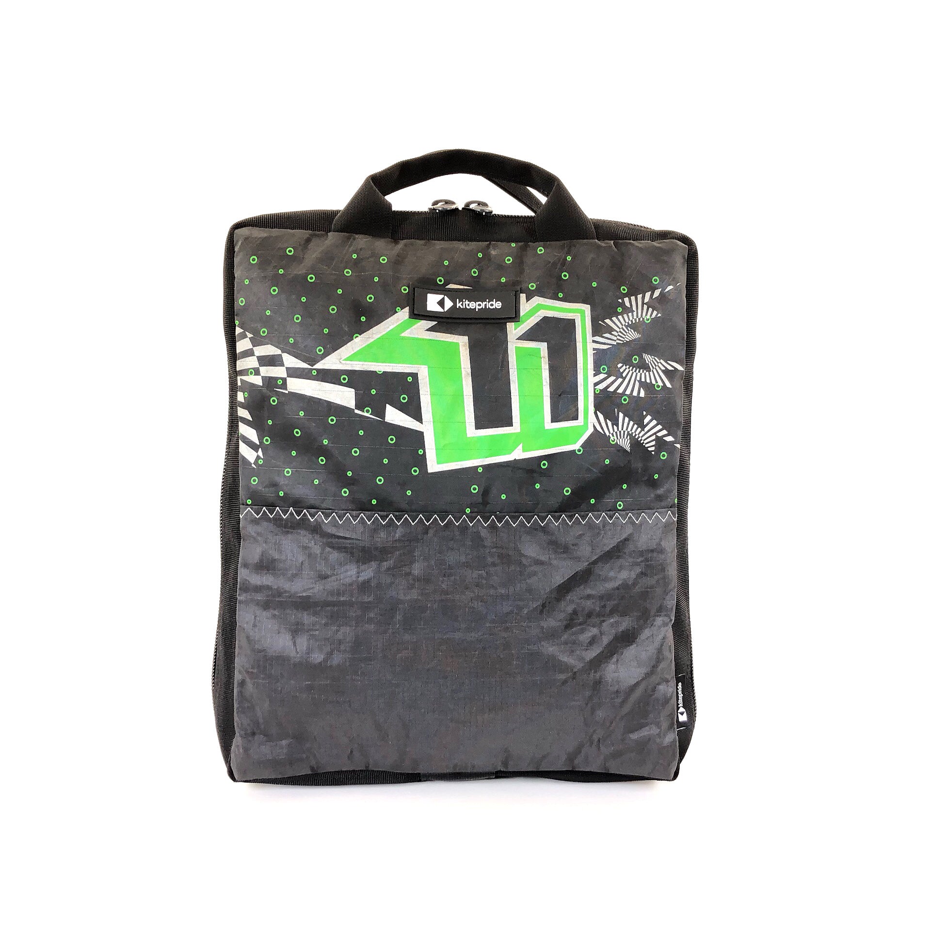 A stylish, handmade, upcycled and very practical backpack designed for ...