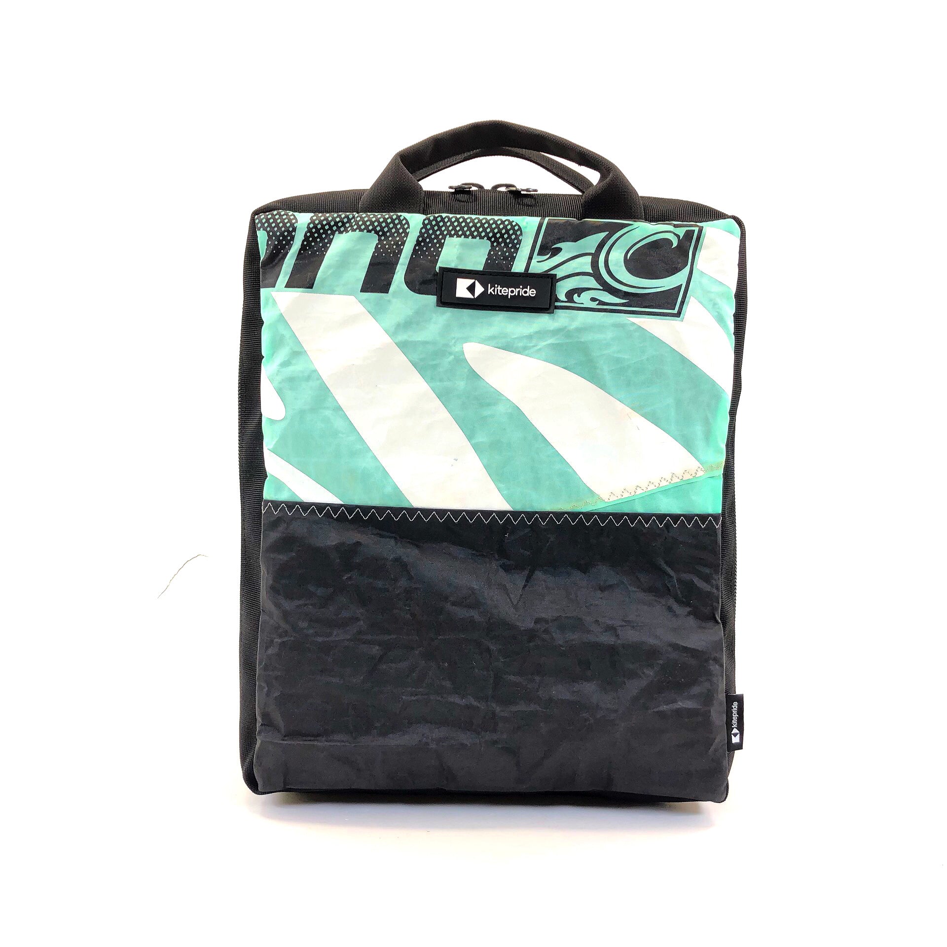 A stylish, handmade, upcycled and very practical backpack designed for ...
